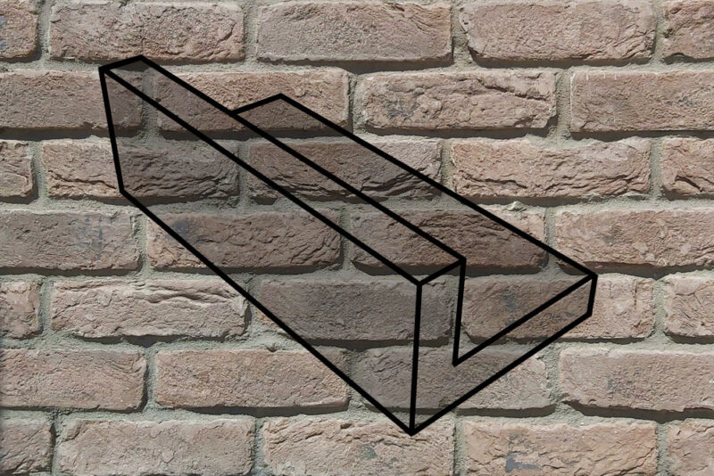 CroBrick brown DF horizontal corner - CroBrick - Dekorativna opeka