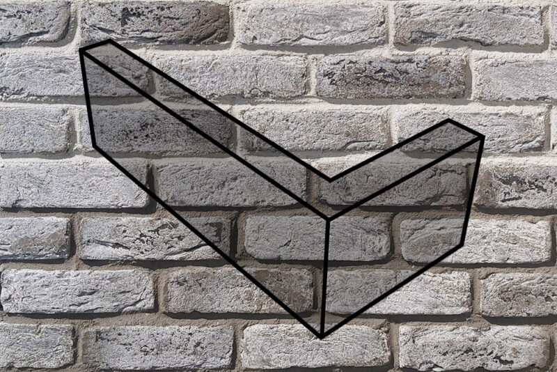 CroBrick stardust DF vertical corner - CroBrick - Dekorativna opeka